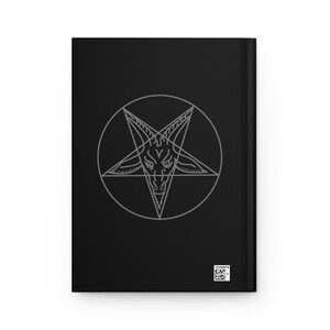 Hail Lucifer Lined Journal, Baphomet Goat Sigil Journal, Satan Devil ...