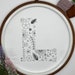 Floral Alphabet Letter L Initial Embroidery PDF Pattern, Instant ...