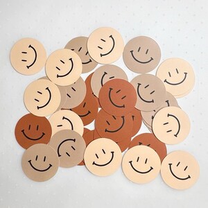 Small Happy Face Sticker Set 1.25 In - Etsy
