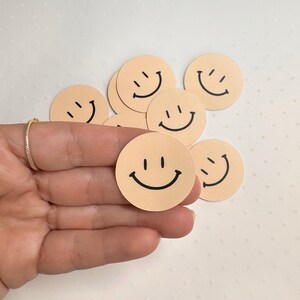 Small Happy Face Sticker Set 1.25 In - Etsy