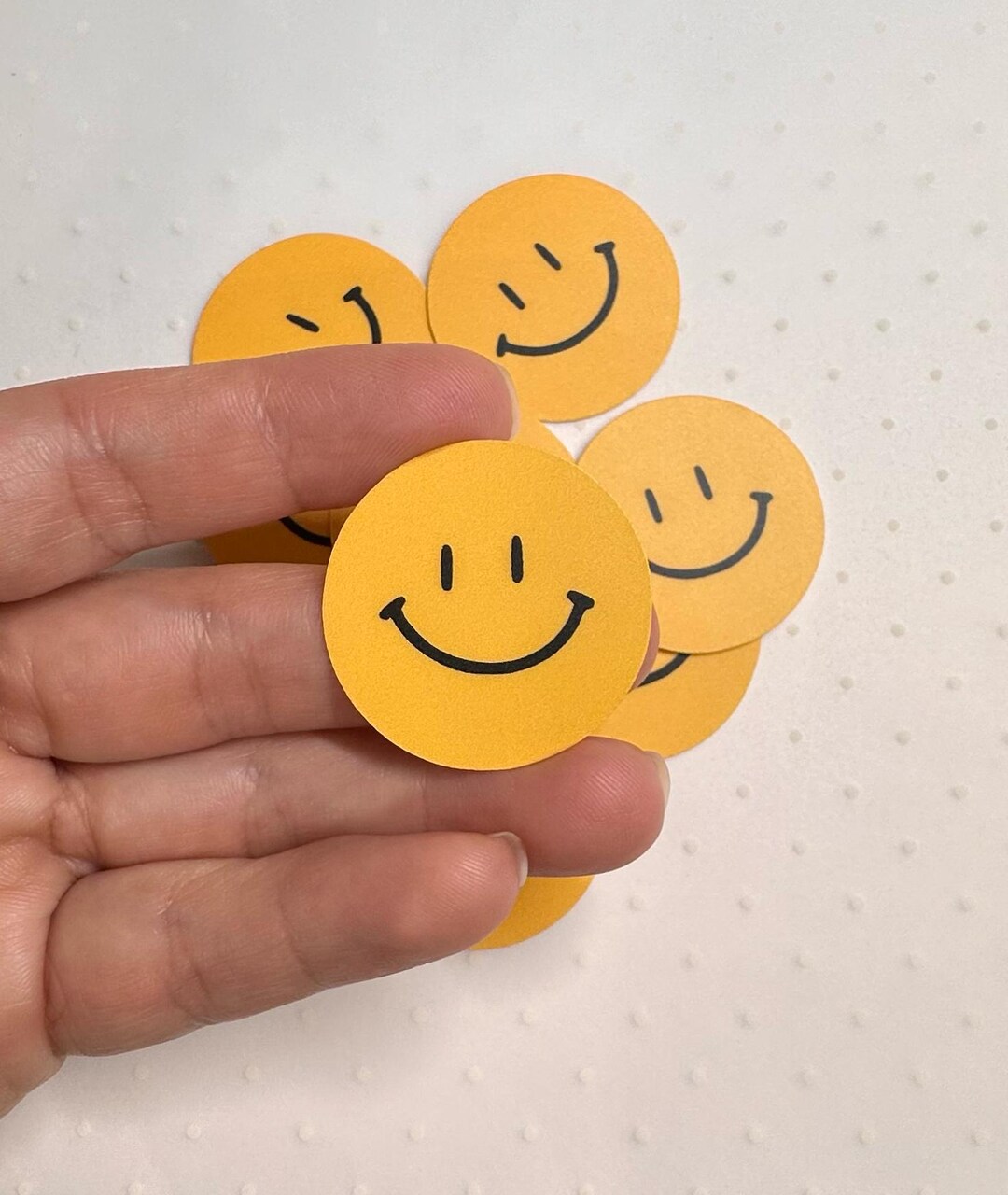 Small Happy Face Sticker Set 1.25 In - Etsy