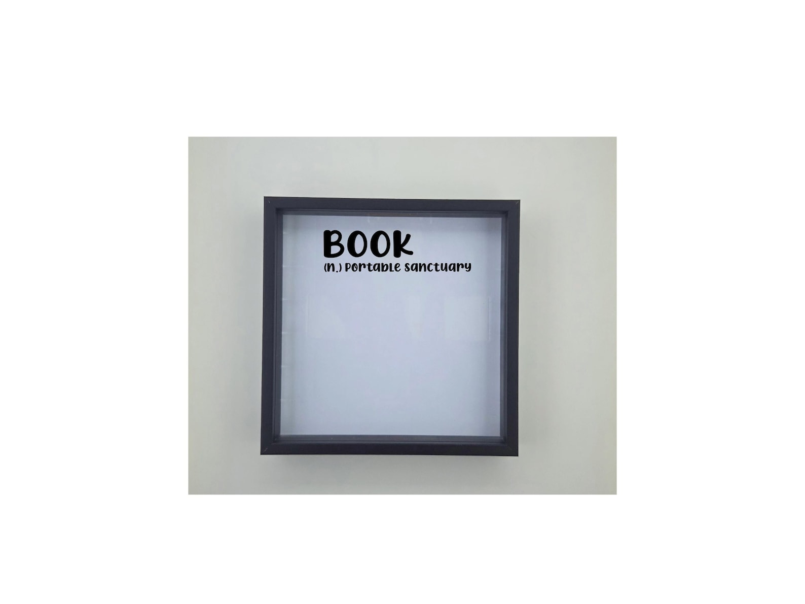 Mini Book Shadowbox, Shadowbox, Mini Book, Book Lover, Bookworm, Reader ...