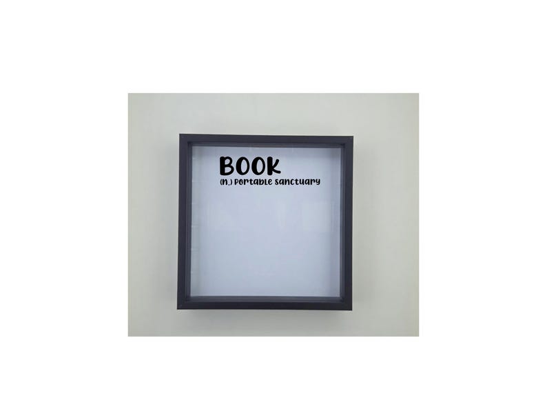 Mini Book Shadowbox, Shadowbox, Mini Book, Book Lover, Bookworm, Reader ...