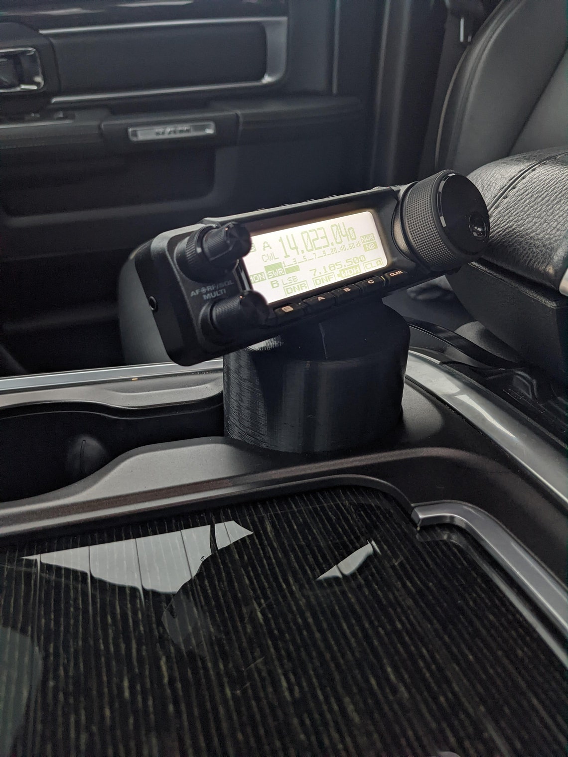 Yaesu FT-891 Mobile Cupholder Mount - Ham Radio - Etsy