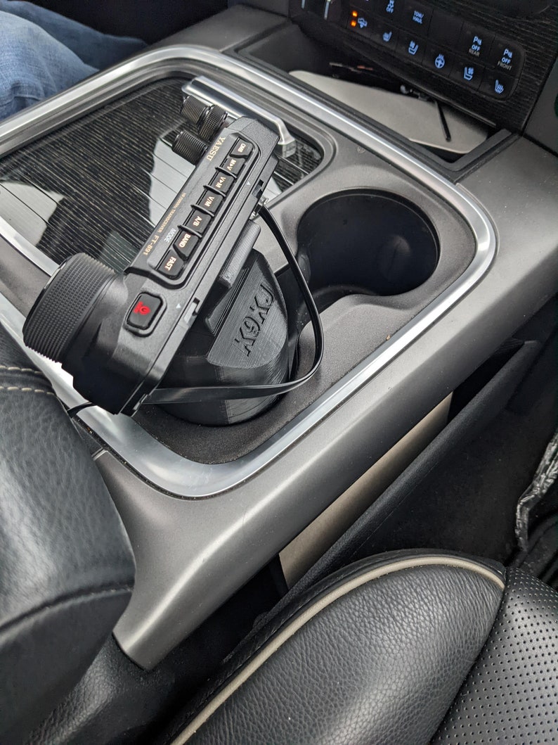 Yaesu FT-891 Mobile Cupholder Mount - Ham Radio - Etsy