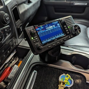 Cupholder Ham Radio Mount for the Icom Ic-705 Portable Mobile 705 - Etsy