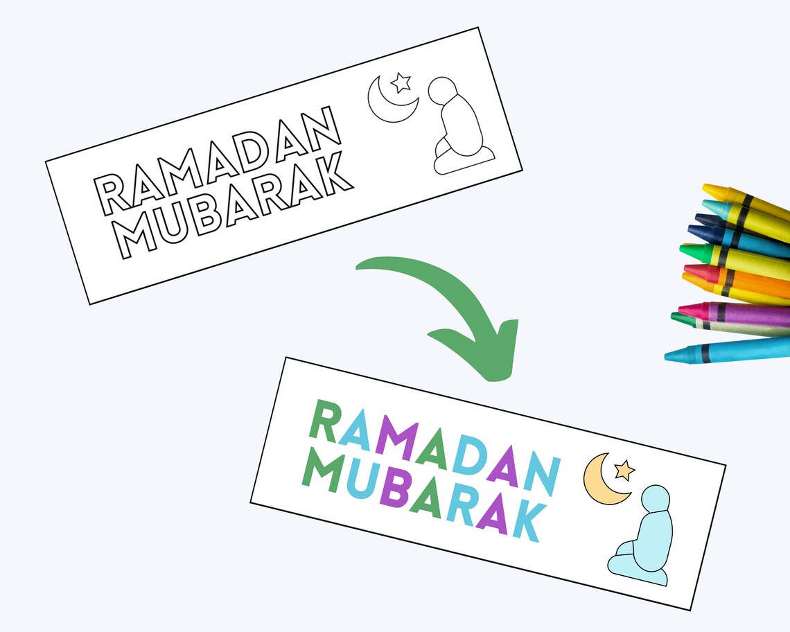 Ramadan Coloring Bookmarks for Kids Ramadan Activity for Kids Ramadan ...