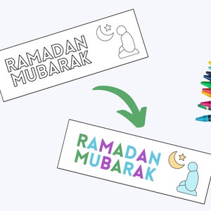 Ramadan Coloring Bookmarks for Kids | Ramadan Activity for Kids ...