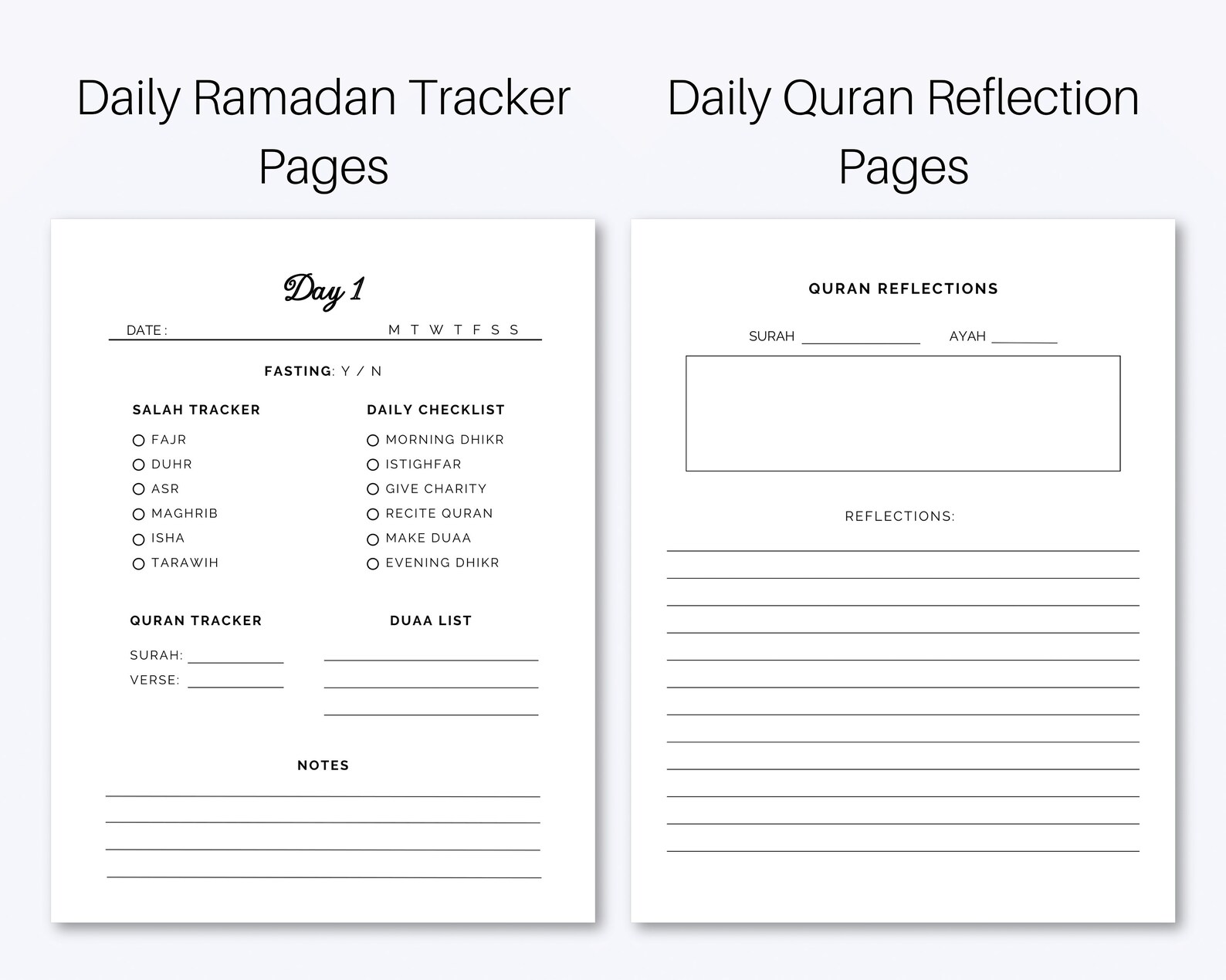 Printable Digital Ramadan Planner 2023 | Ramadan Journal 2023 ...