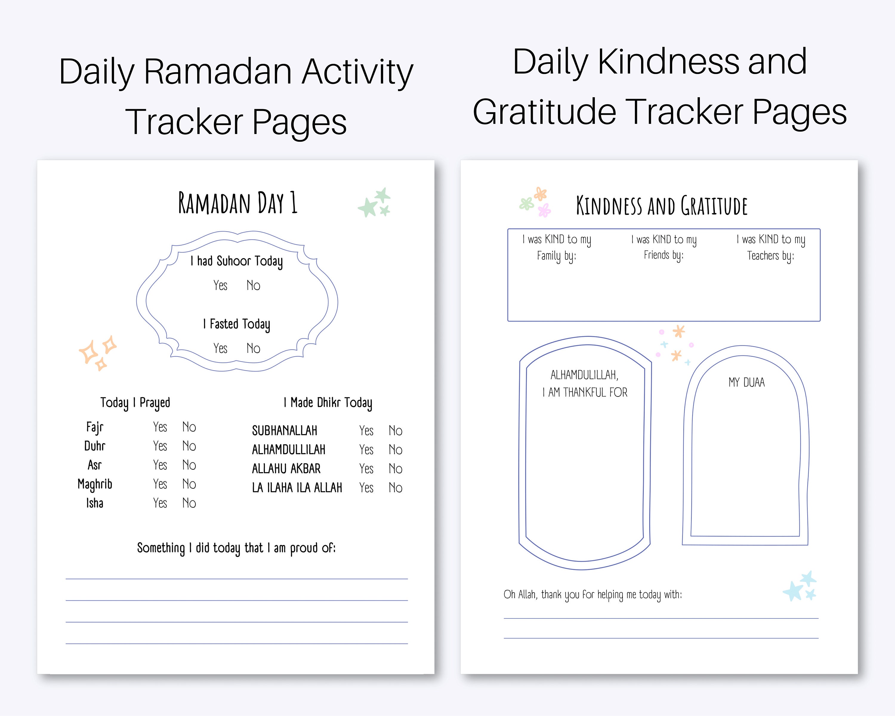 Ramadan Journal for Kids Ramadan Gift for Kids 67 Pages Ramadan Journal ...