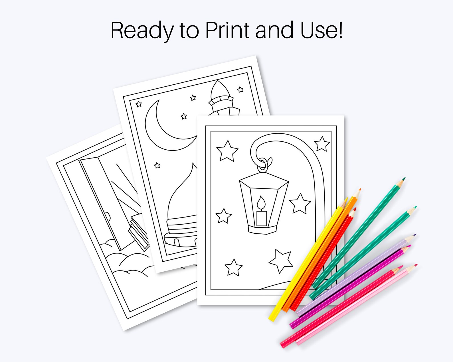 Ramadan Coloring Book for Kids | Ramadan Gift for Kids | 30 Pages ...