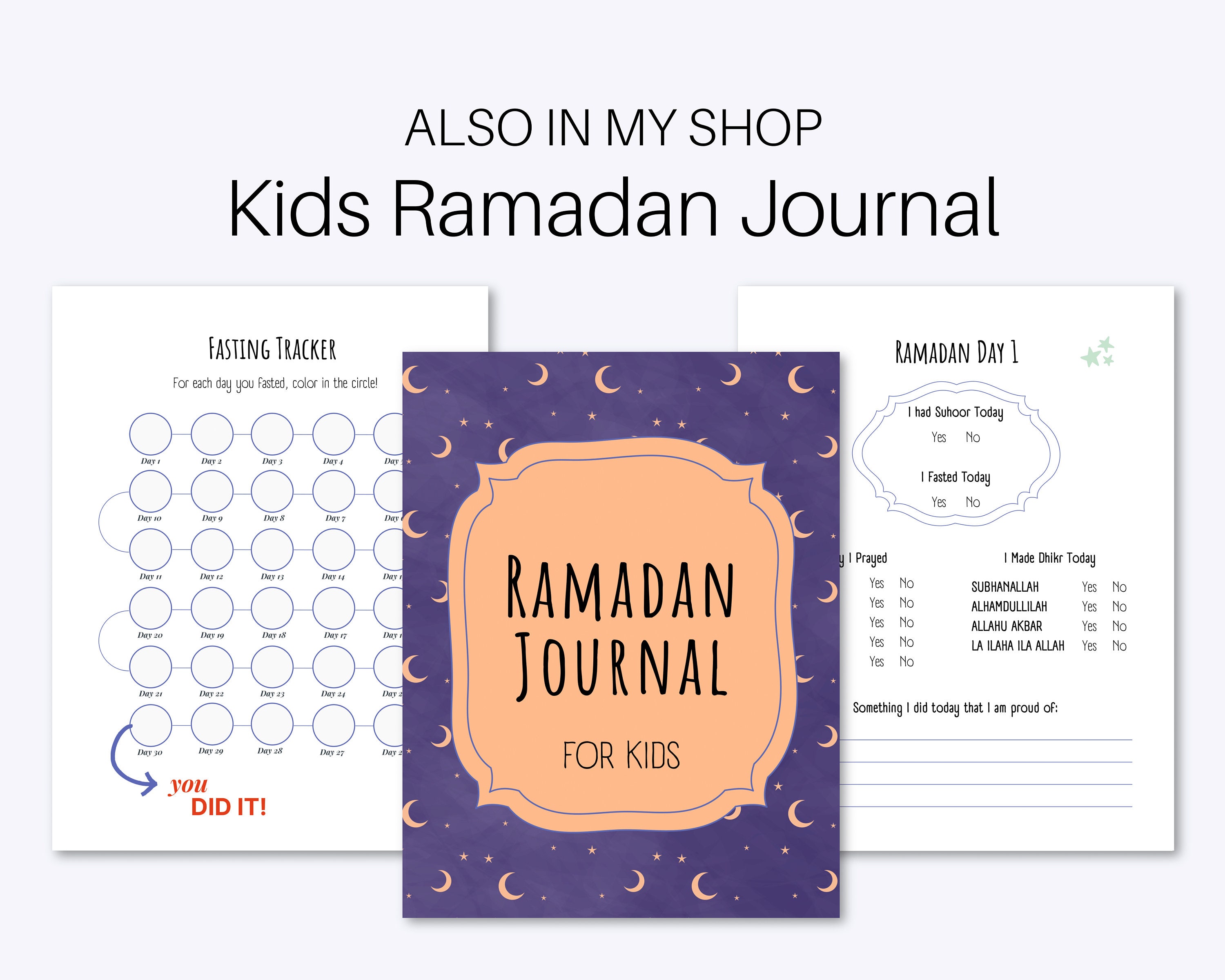 Printable Digital Ramadan Planner 2023 | Ramadan Journal 2023 ...