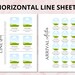 Editable Line Sheet Template, Wholesale Price List Template, Product ...