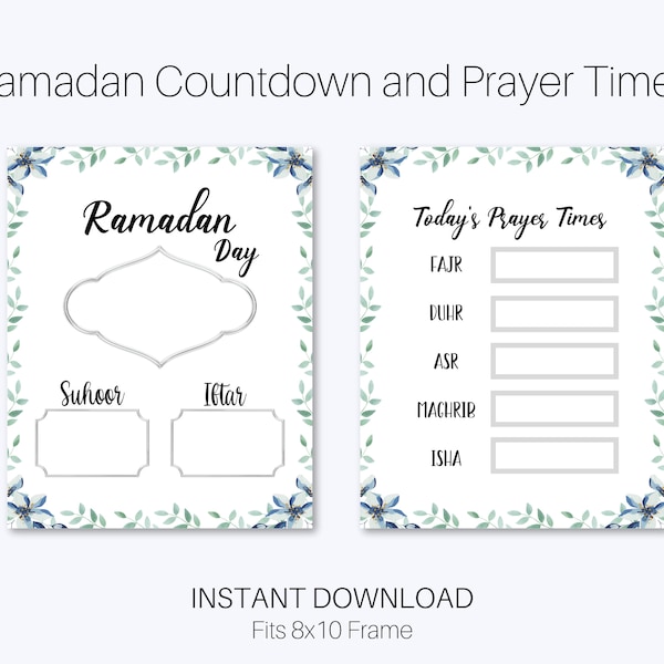 Ramadan Good Deeds Chart for Kids Ramadan Gift for Kids Ramadan ...