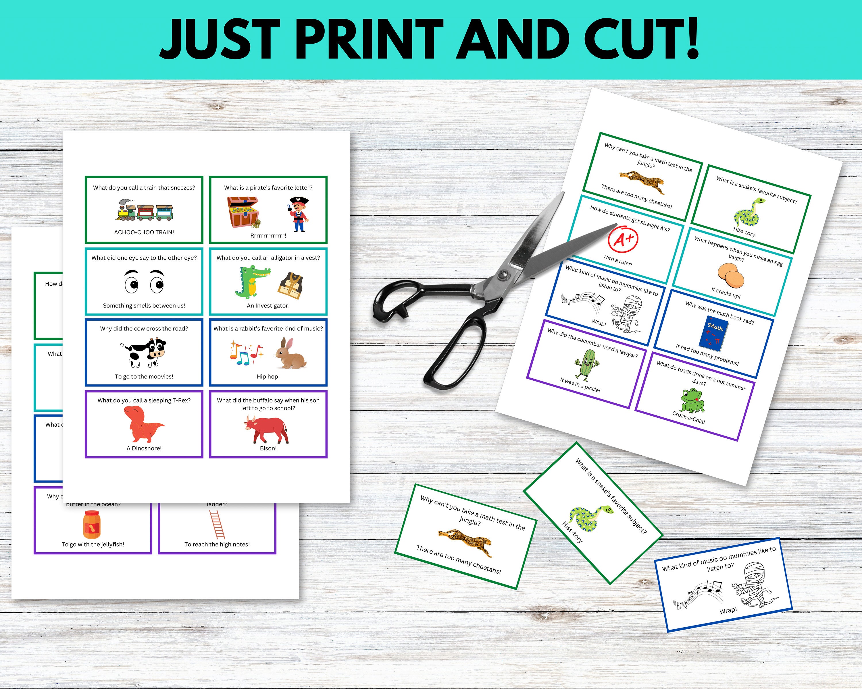 Joke Lunch Box Notes for Kids Lunchbox Notes for Kids Funny - Etsy