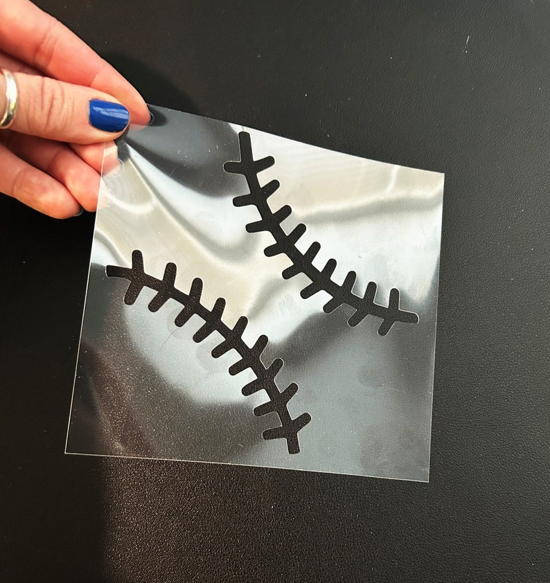 Baseball Laces Stencil Reusable Stencil Sports Stencil Painting Stencil ...