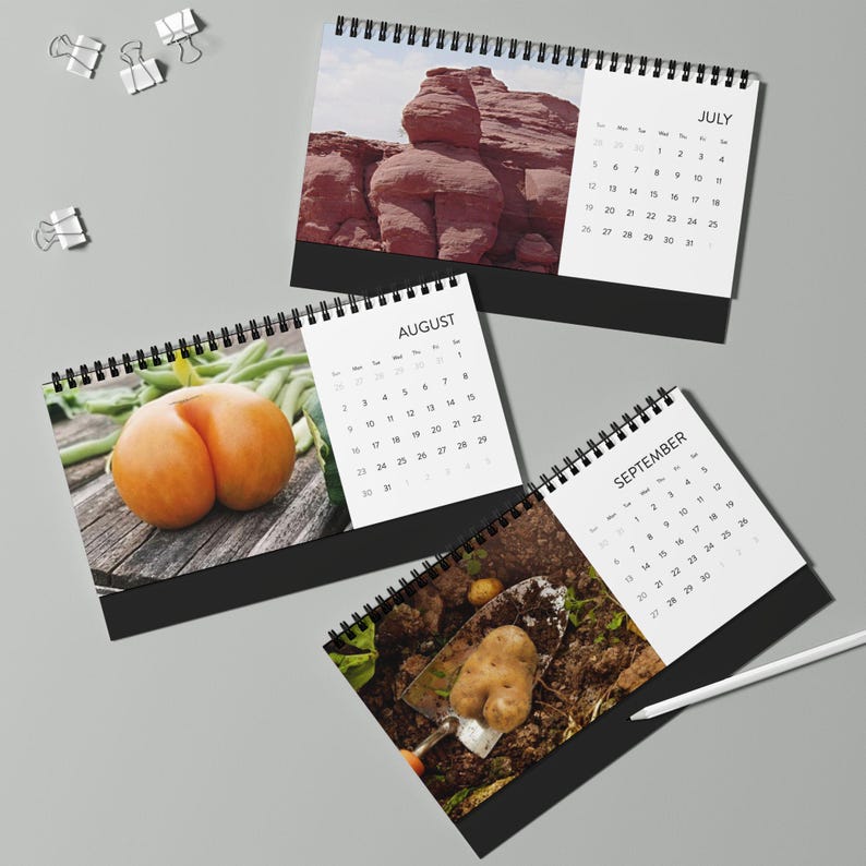 Natures Butt 2026 Desktop Calendar, Bum Calendar, Funny Calendar, Gag ...