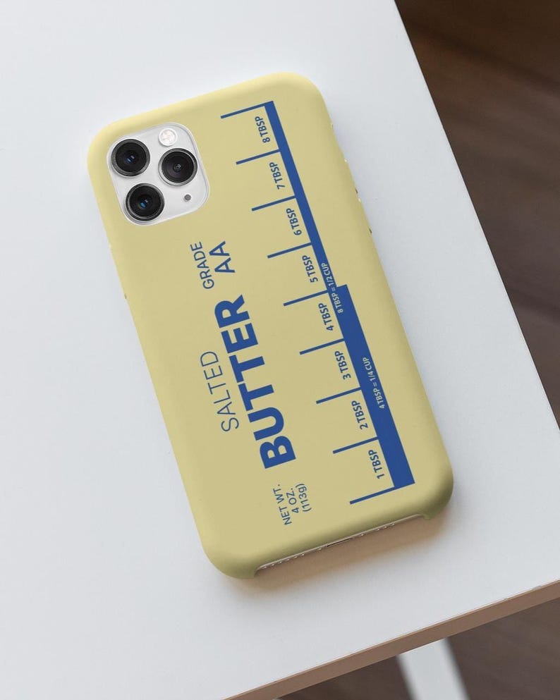 Salted Butter Phone Case (magsafe), Funny Food iPhone Case, Chef Phone ...