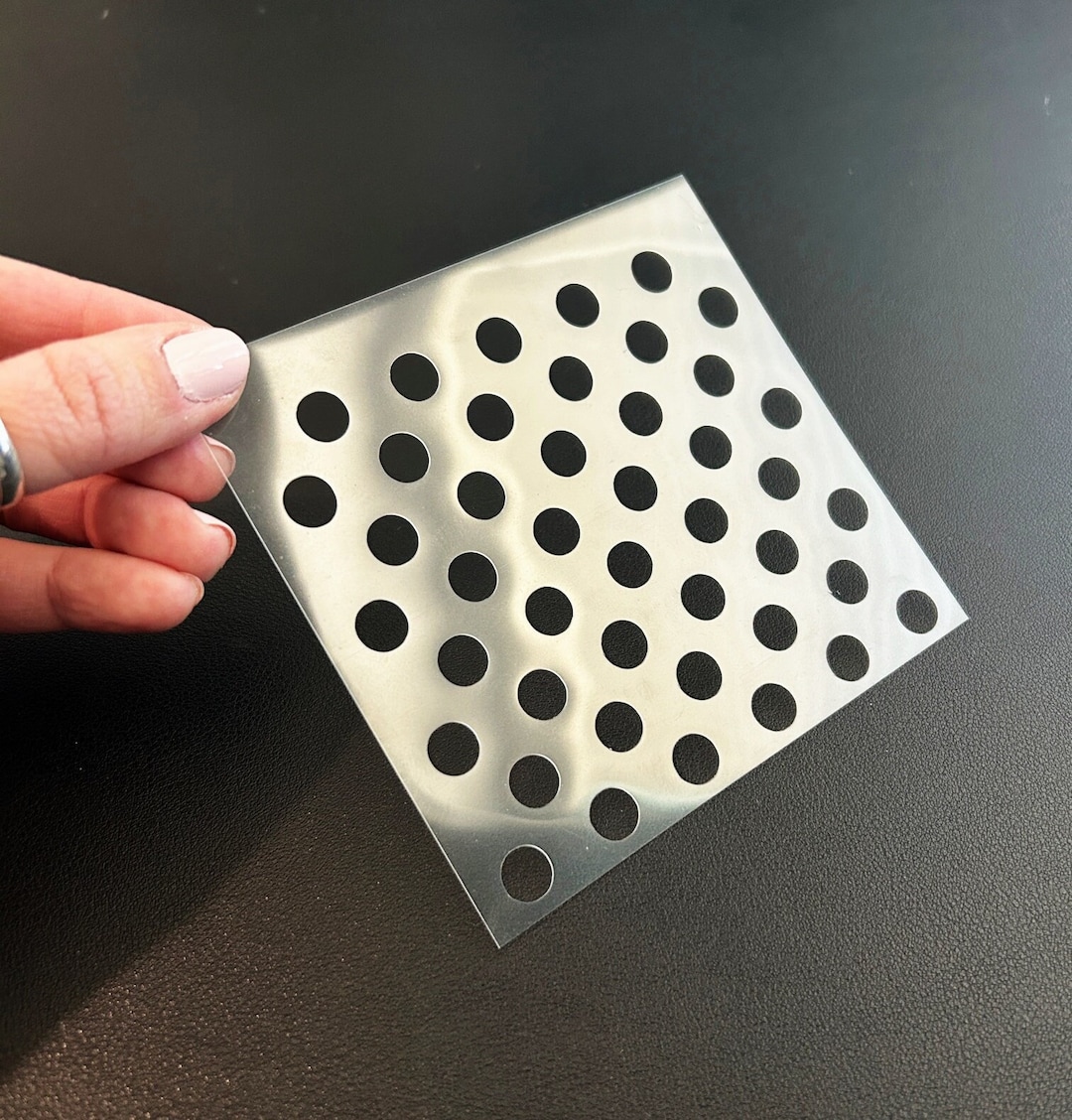 Polka Dot Stencil: Reusable Mylar Circle Pattern - Etsy