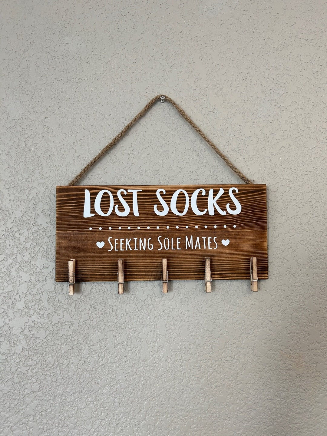 Lost Socks Seeking Sole Mates Sign Rustic Home Decor - Etsy Australia