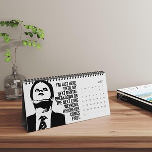 Sarcastic Office Quotes Desktop Calendar (2026) - Office Calendar ...