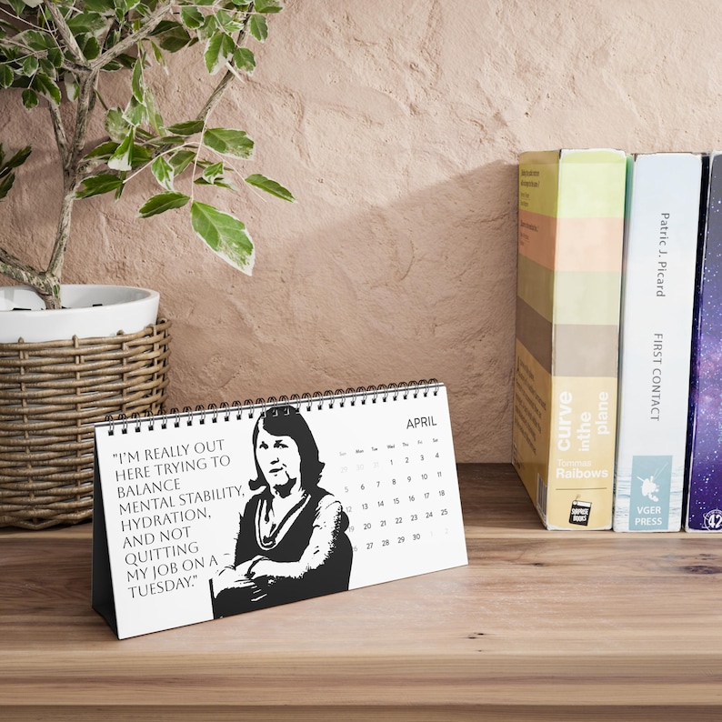 Sarcastic Office Quotes Desktop Calendar (2026) - Office Calendar ...