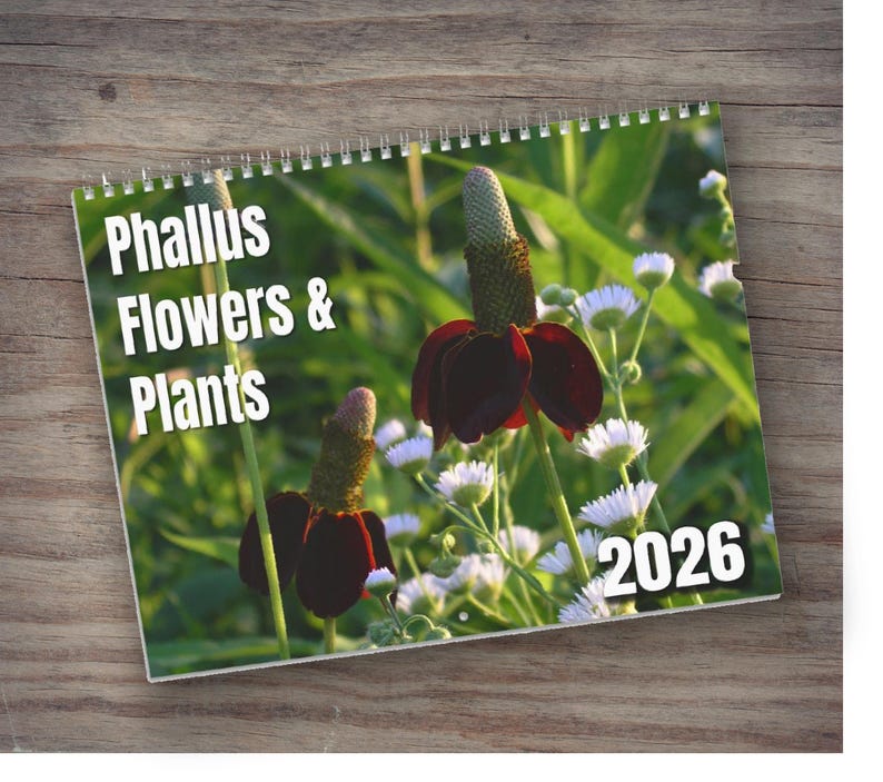 Nature's Penis Flower Calendar 2026 | Phallus Flowers Plants | Funny ...