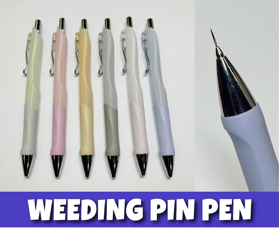 Pin Pen Weeding Tool | Air Release Pen | Ergonomic Grip | Cricut ...