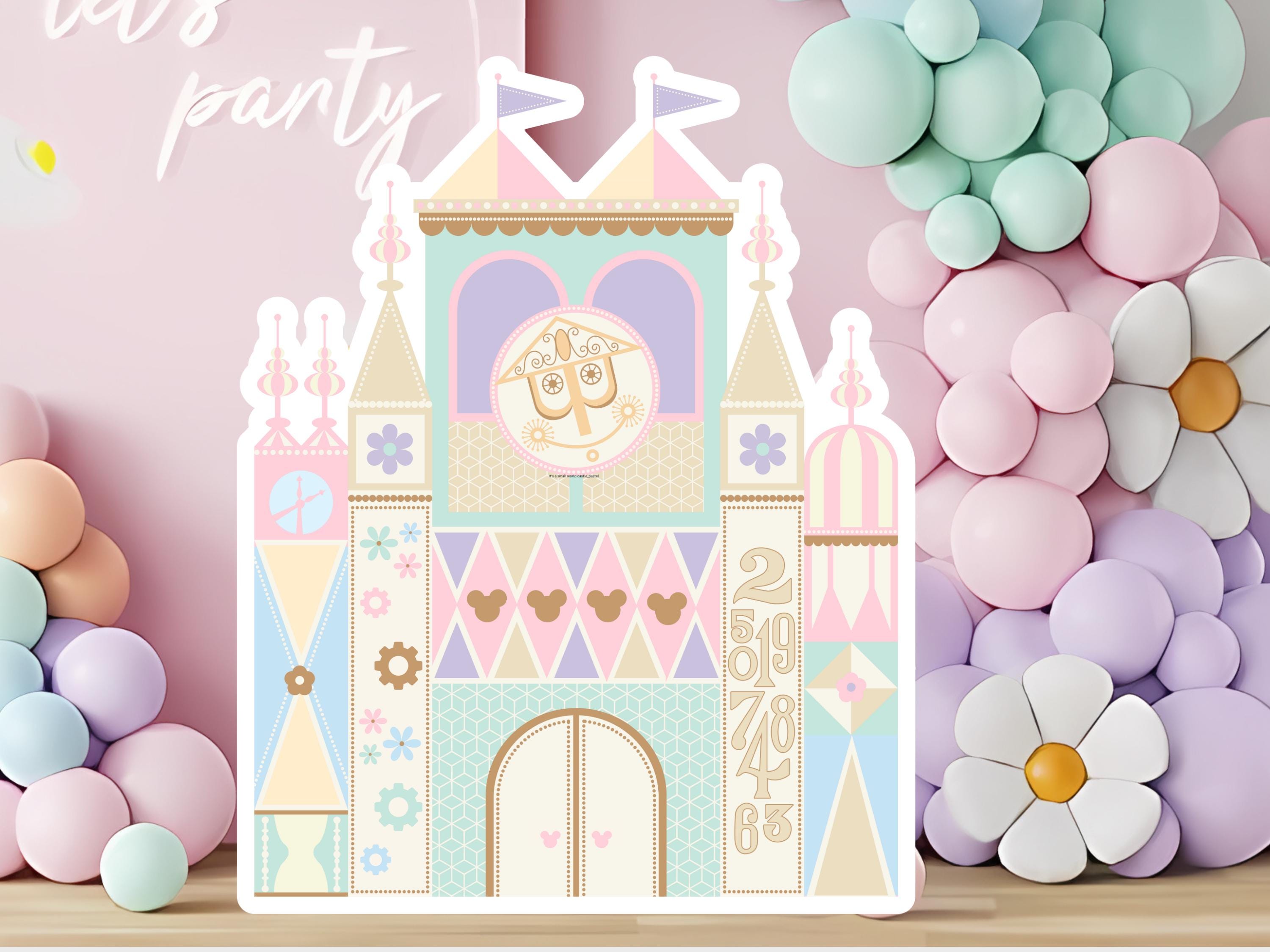 Small World Castle Cutouts | Kids Birthday Party Decor (digital ...
