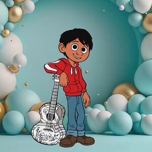 Coco Theme Miguel Cutout, Party Decoration (digital Download) - Etsy