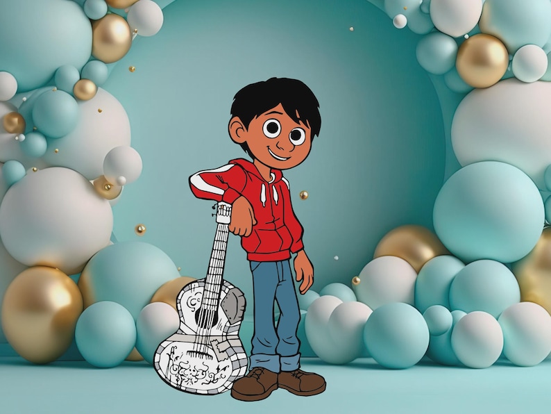 Coco Theme Miguel Cutout, Party Decoration (digital Download) - Etsy