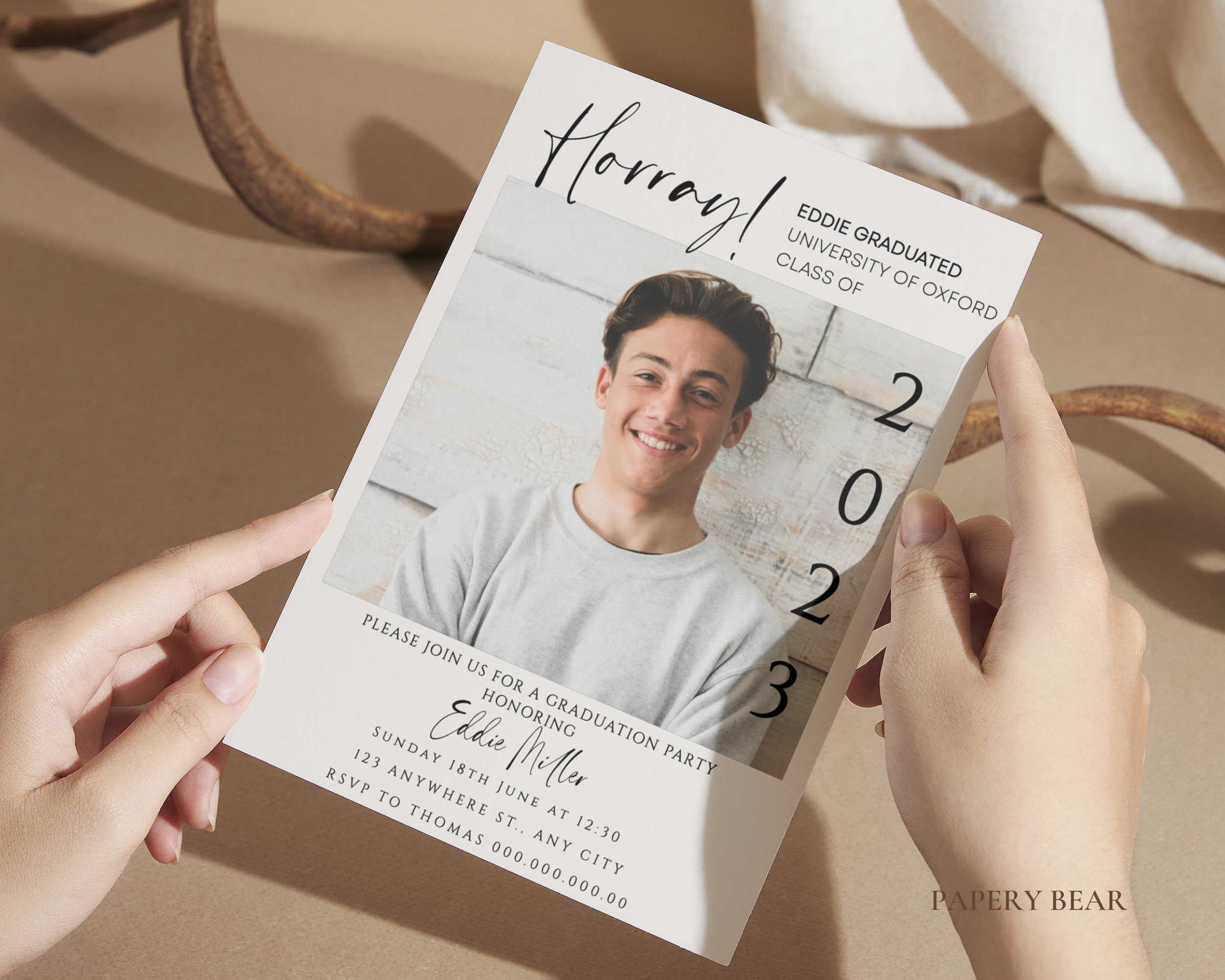 Graduation Invitation 2023 High School College Senior - Etsy