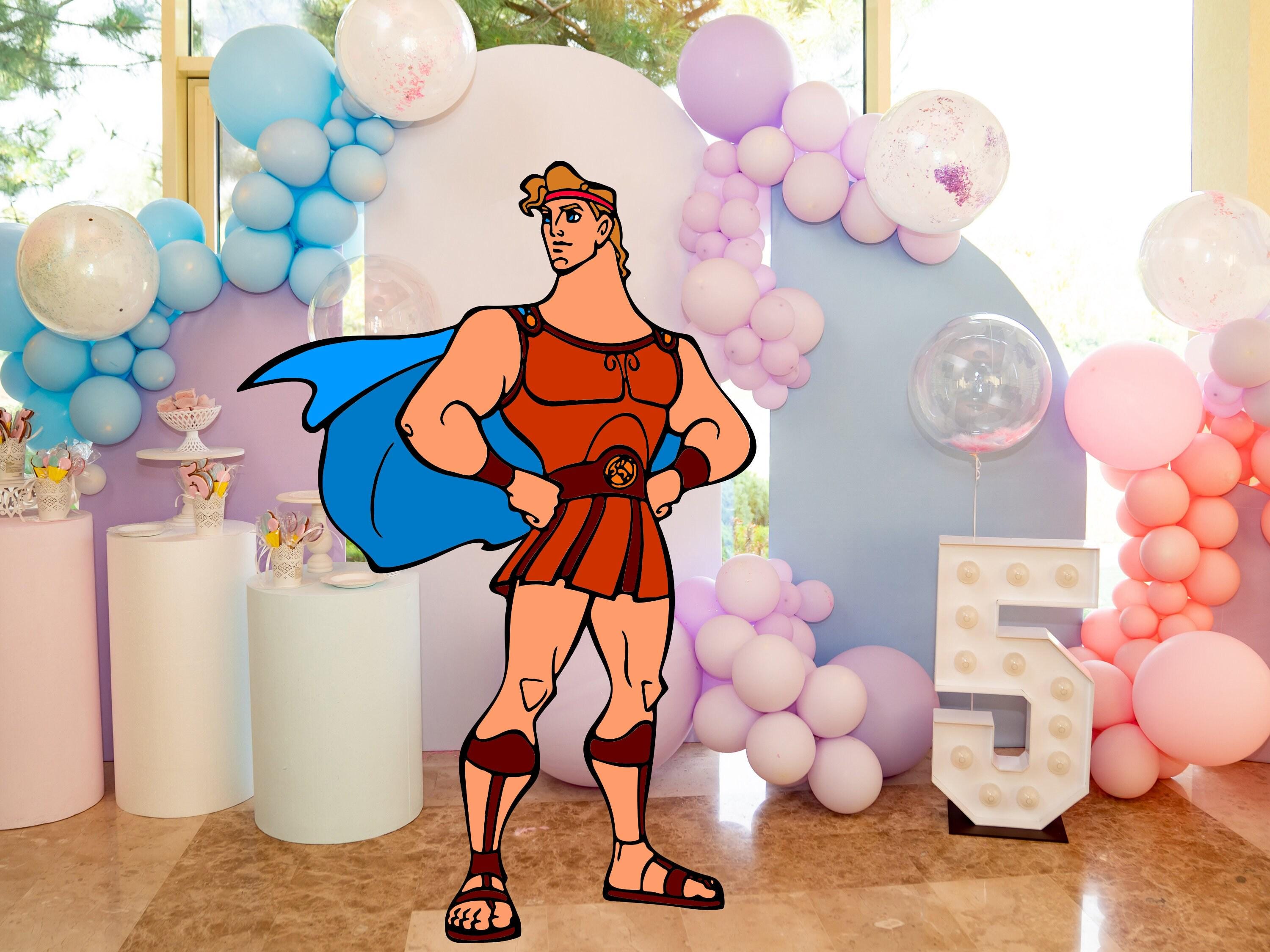 Hercules Phil Theme Cutout, Hercules Cutout Party Decoration, Greek ...