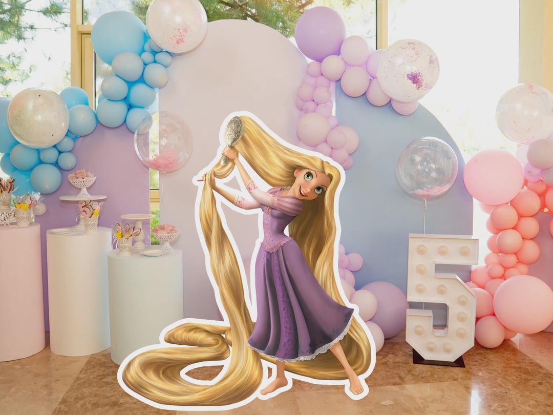 Rapunzel Cutout, Tangled Big Decor, Rapunzel Party Decoration Theme ...