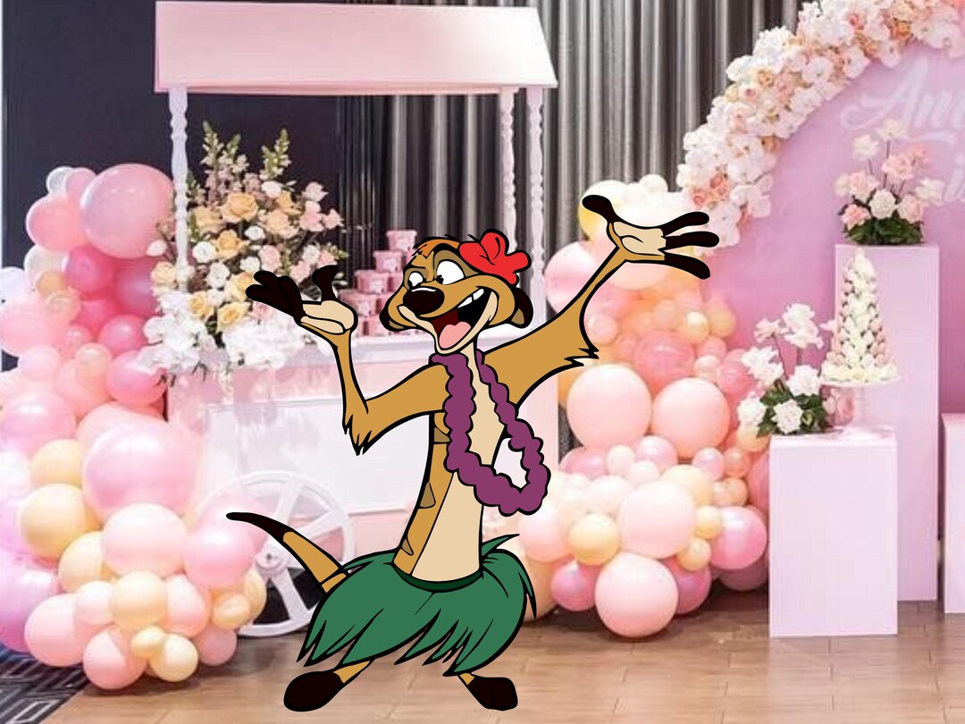 Lion King Timon Cutout, Lion King Decor, Lion King Simba Party ...