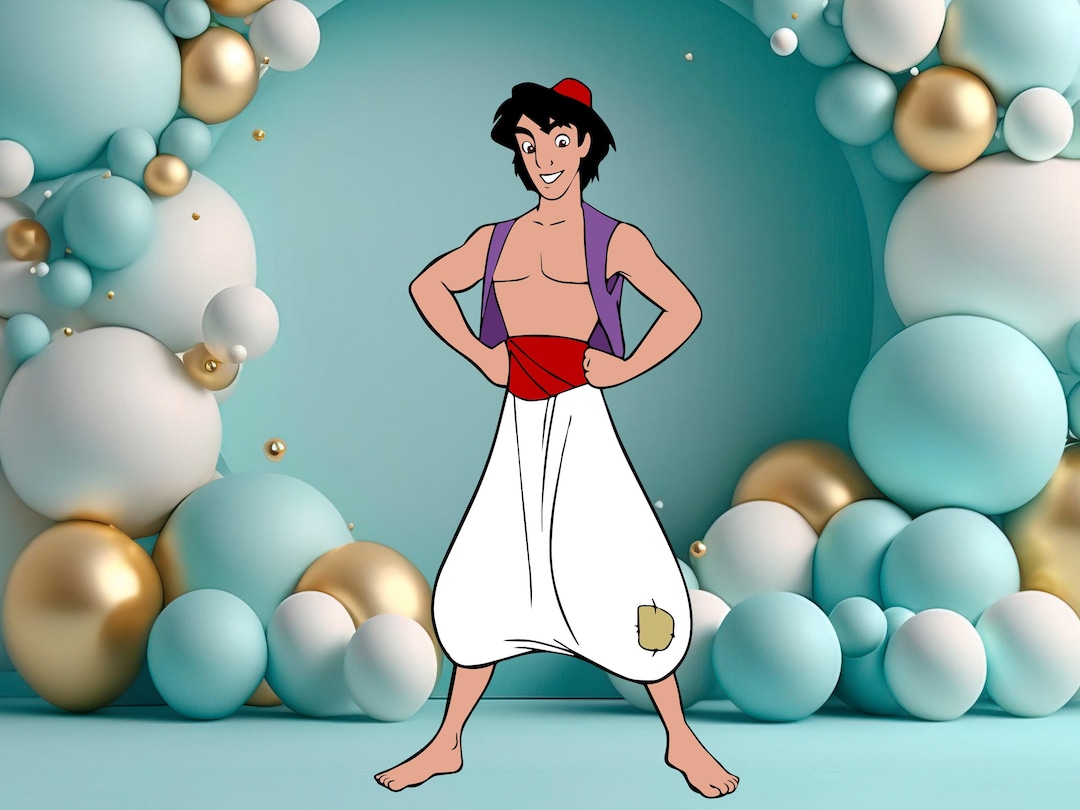Aladdin Cutout, Aladdin Cutout Decor, Aladdin Party Decoration Theme ...