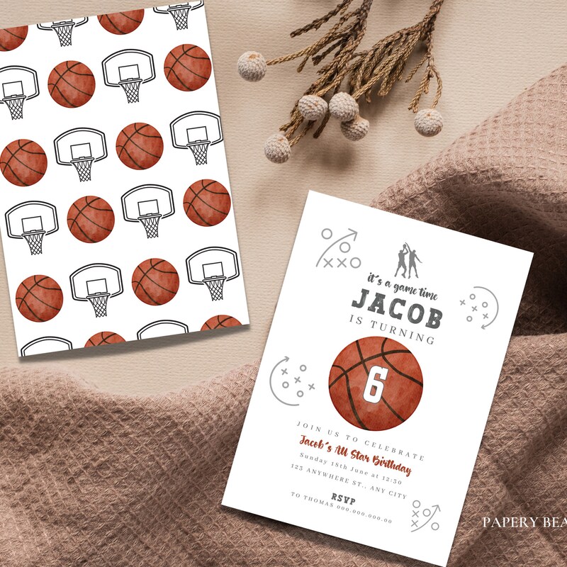 Basketball Invites - Etsy