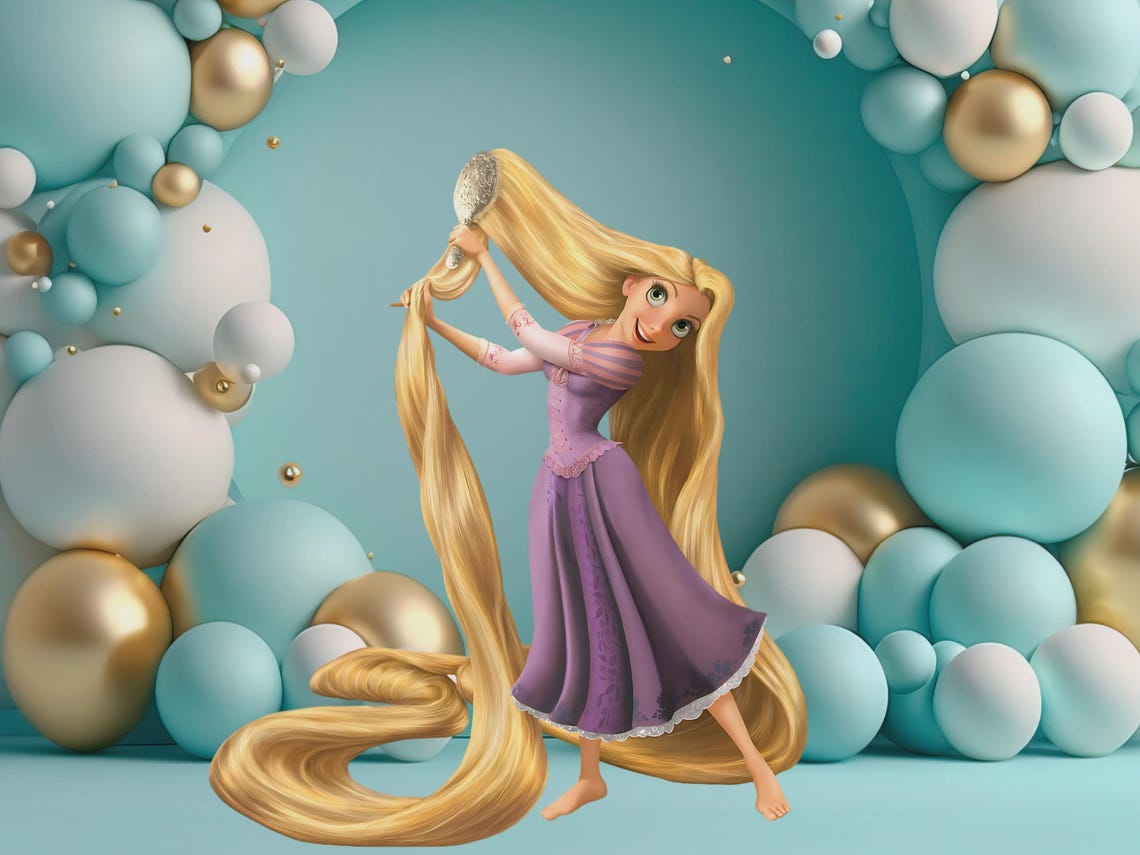 Rapunzel Cutout, Tangled Big Decor, Rapunzel Party Decoration Theme ...