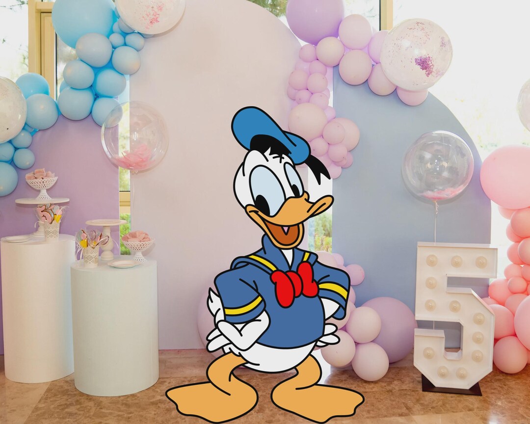 Donald Duck Digital Cutout Party Decor, Big Decor Mouse Theme Birthday ...