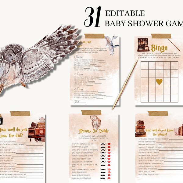 Wizard Baby Shower - Etsy