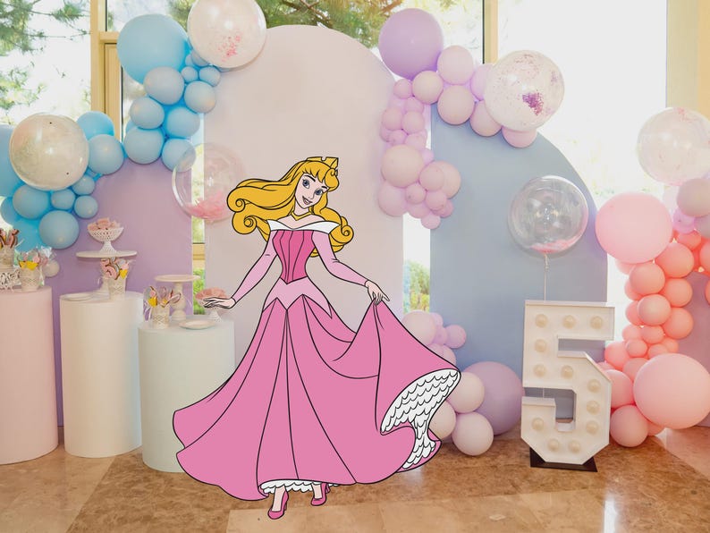 Aurora Stand up Prop, Sleeping Beauty Party Decor (digital Download) - Etsy