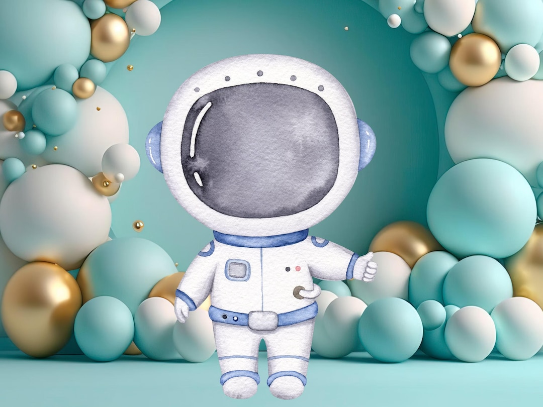 Boy Astronaut Cutout, Outer Space Cutout Decor, Space Party Decoration ...
