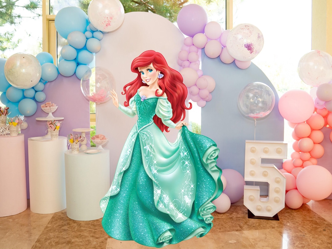 Ariel Cutout, Ariel Cutout Decor, Ariel Party Decoration Theme Baby ...