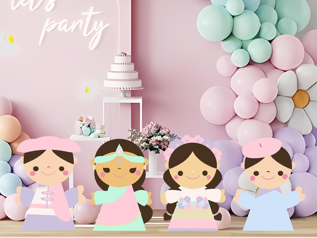 Small World Children of the World Cutouts | Kids Birthday Decor ...