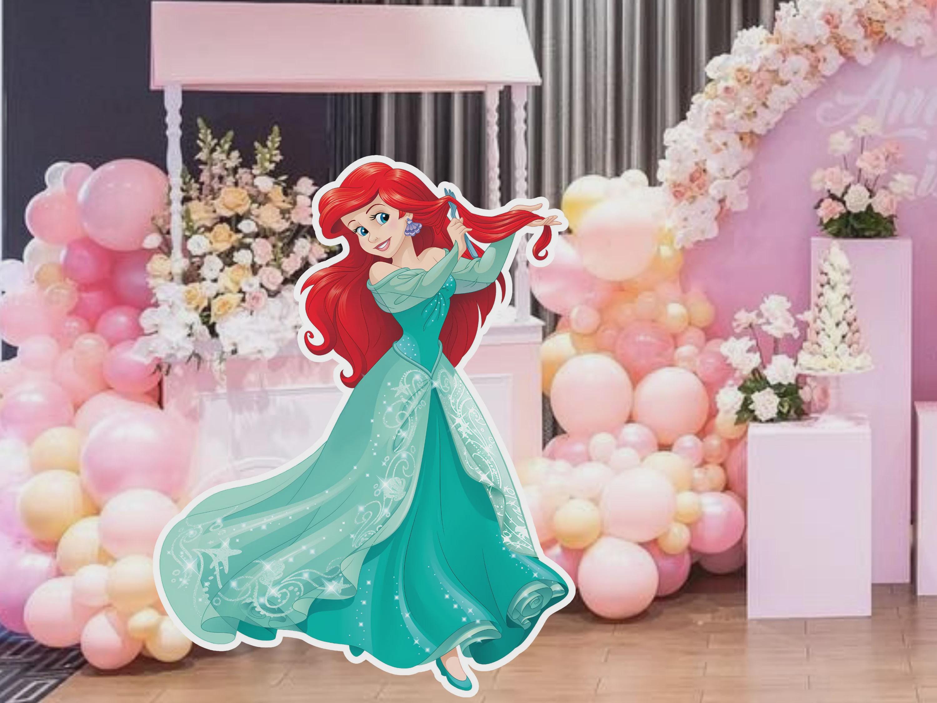 Ariel Cutout, Ariel Cutout Decor, Ariel Party Decoration Theme Baby ...