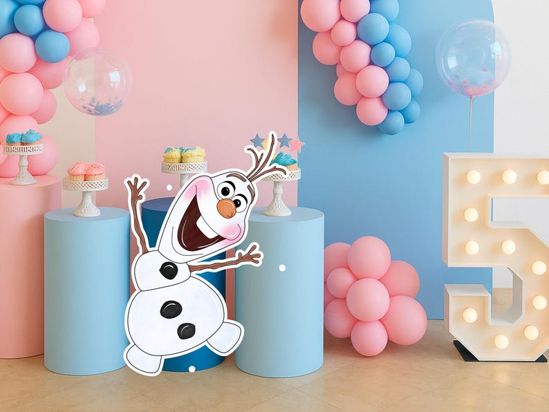 Printable Olaf Cutout, Frozen Party Decor (digital Download) - Etsy
