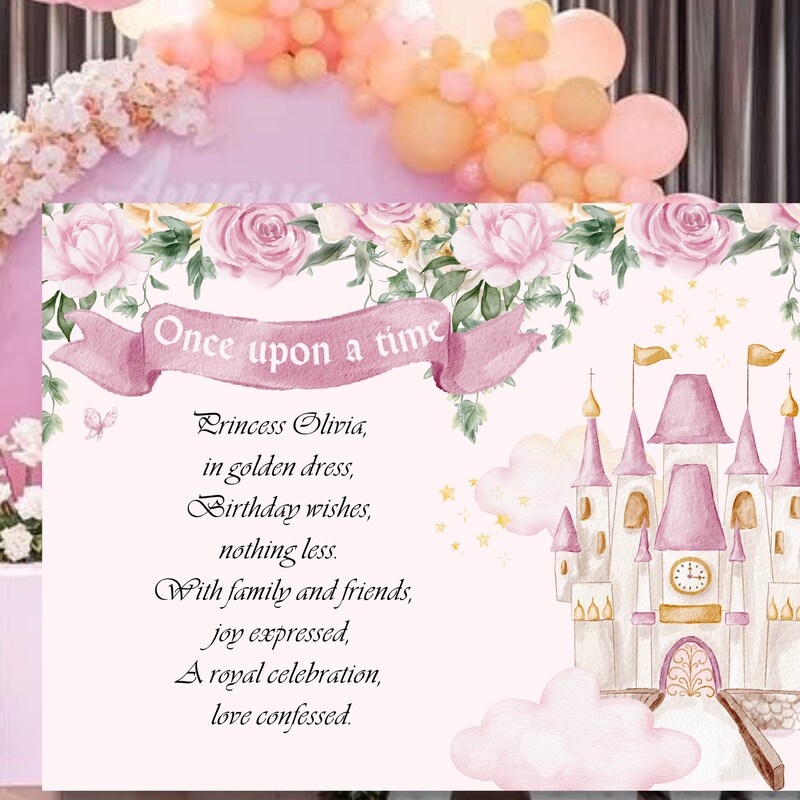 Princess Backdrop - Etsy