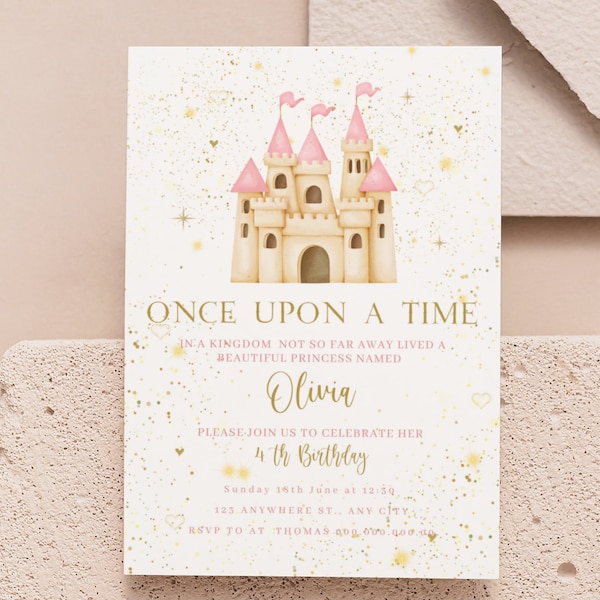 Princess Invitation - Etsy