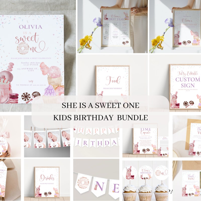 Sweet One Party - Etsy