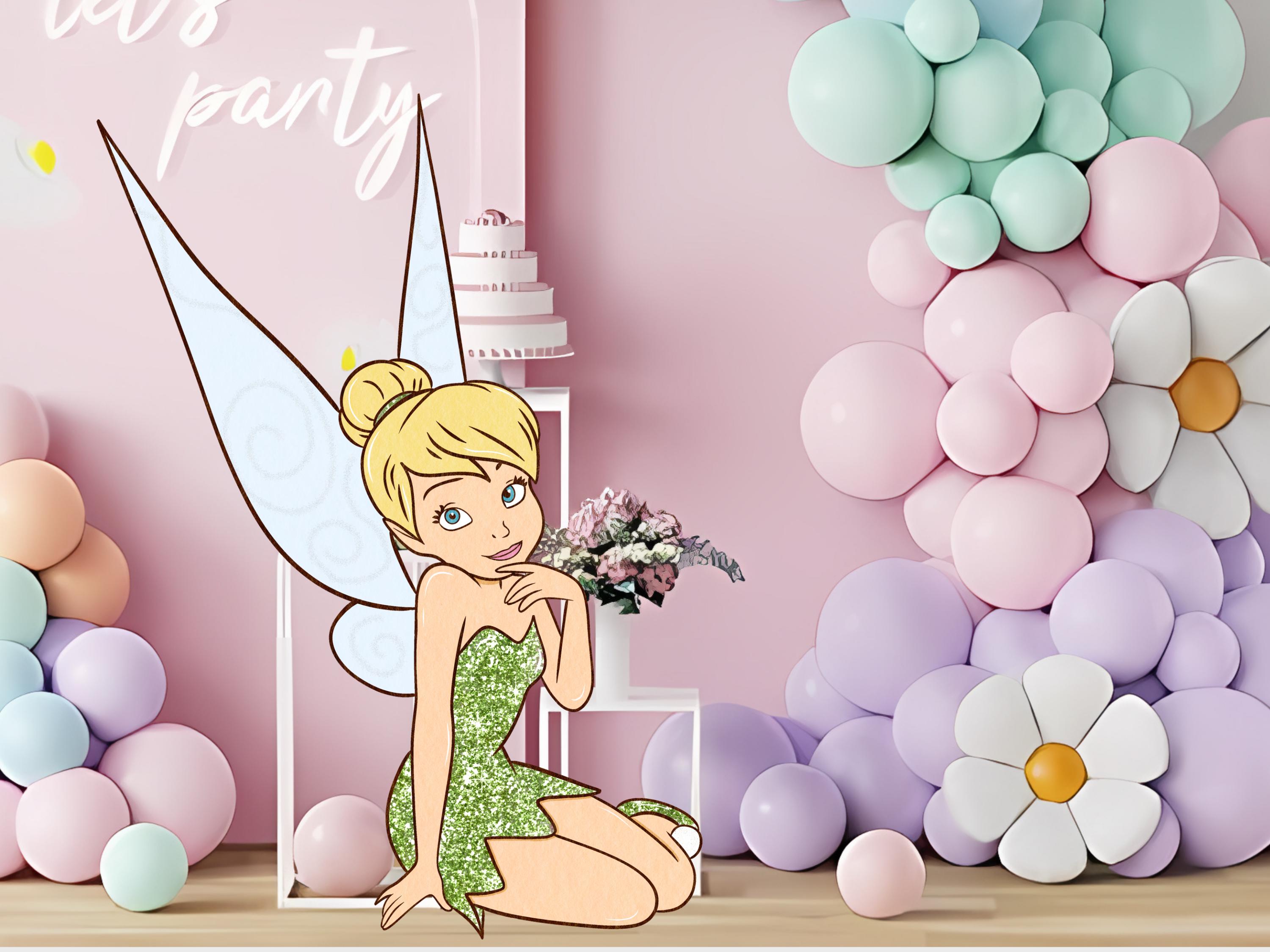 Tinker Bell Cutout Decor, Tinker Bell Big Decor, Peter Pan Party ...